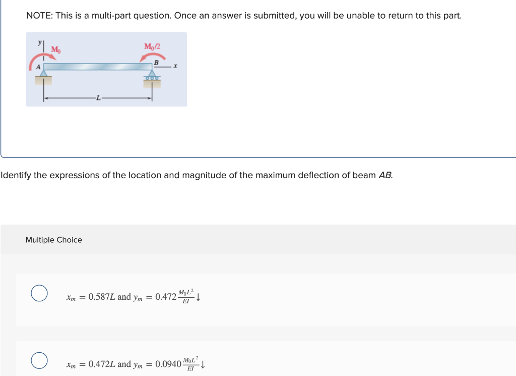 Solved NOTE: This is a multi-part question. Once an answer | Chegg.com