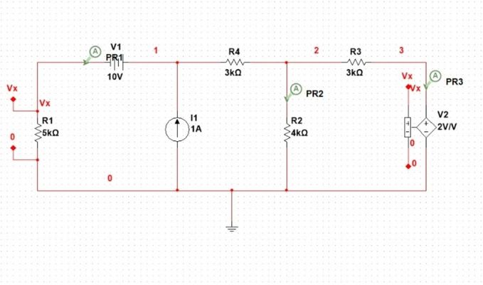 Solved Analyze the circuit below using the nodal analysis: | Chegg.com