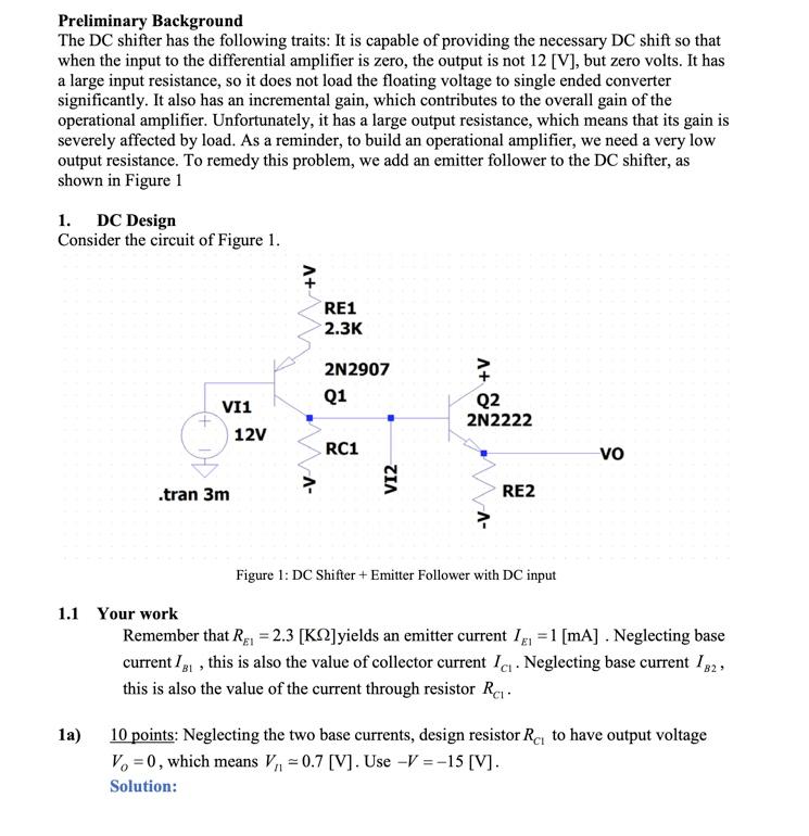 Solved Electronics 2 Please answer all parts of #2 using | Chegg.com