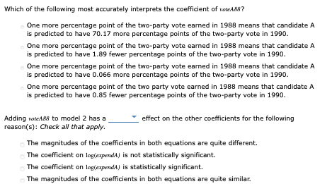 Solved 3. Using lagged dependent variables as proxy | Chegg.com