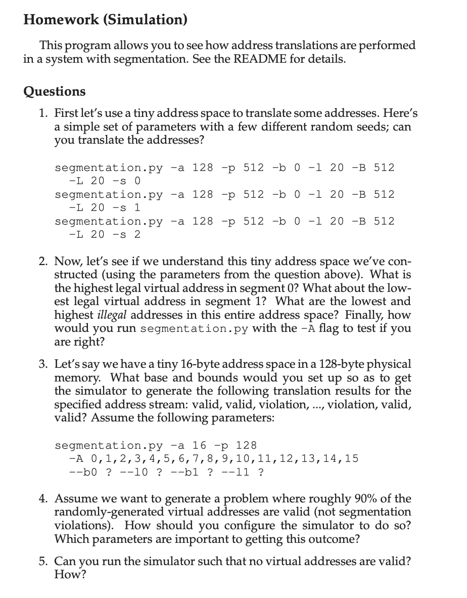 Solved Homework (Simulation) This program allows you to see | Chegg.com