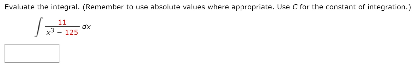 Solved Evaluate The Integral Remember To Use Absolute