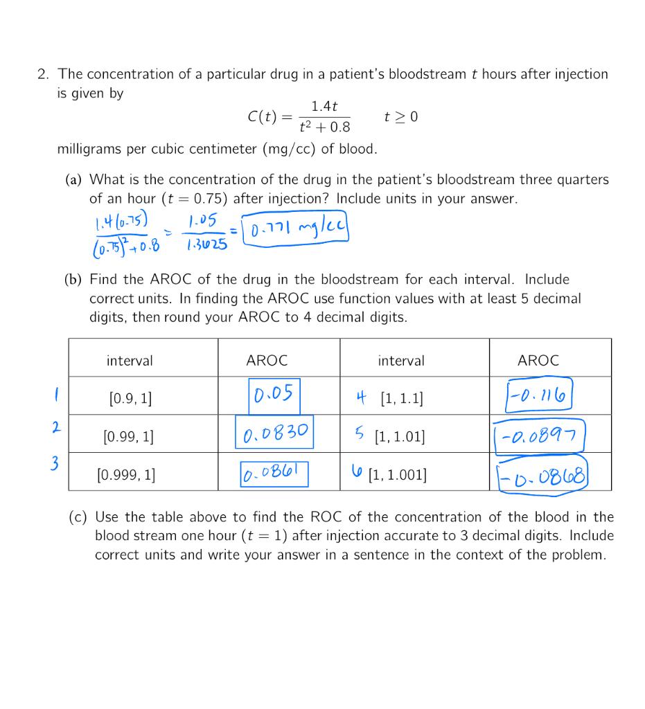 Solved I'd like to check my answers to part 2b. (please show | Chegg.com