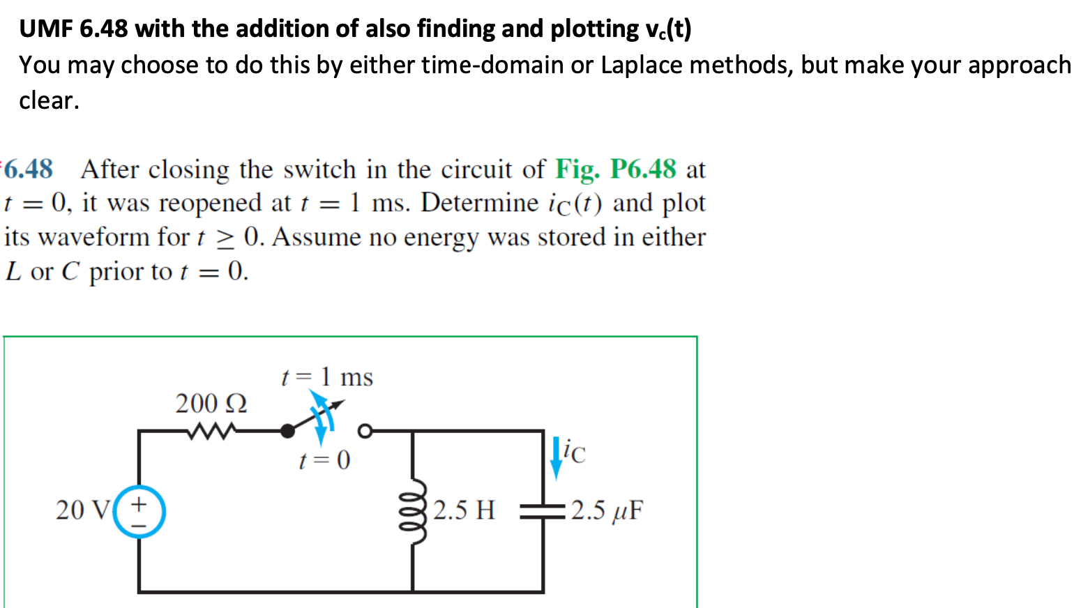 Solved UMF 6.48 with the addition of also finding and | Chegg.com