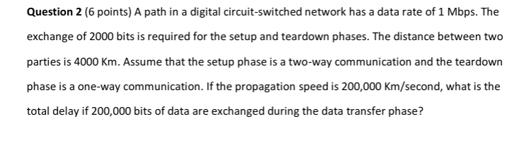 Solved Question 2 (6 points) A path in a digital | Chegg.com