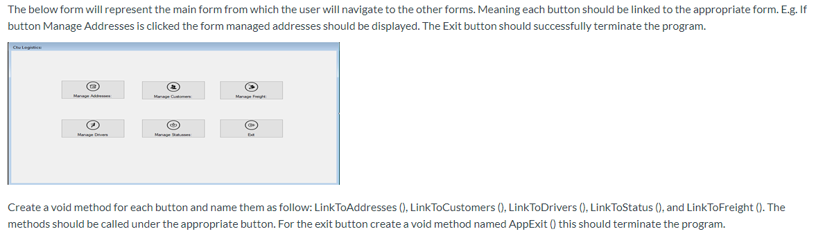The below form will represent the main form from | Chegg.com