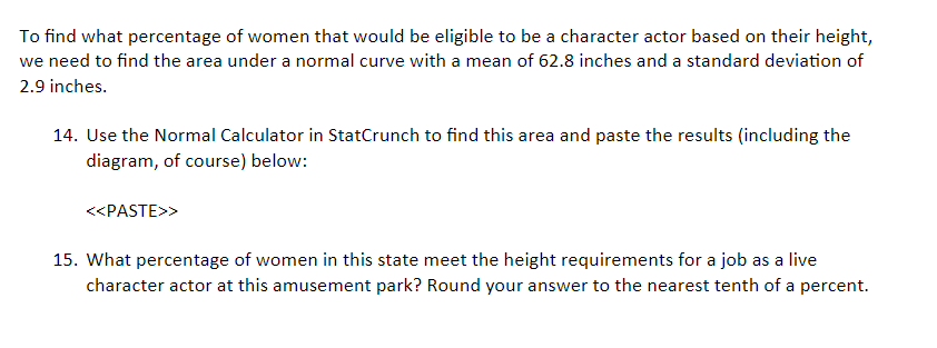 Solved Using the Normal Calculator 1. What is the mean of a | Chegg.com
