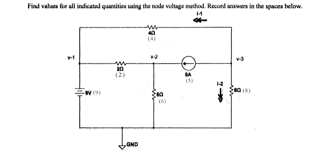 Solved Find values for all indicated quantities using the | Chegg.com