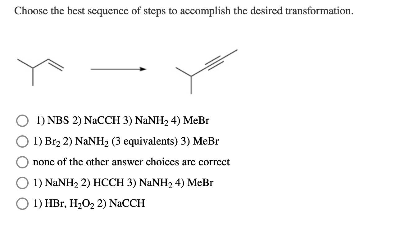 Solved Choose the best sequence of steps to accomplish the | Chegg.com