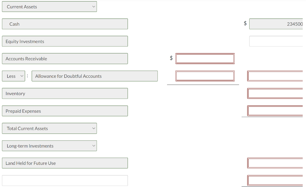 Solved Oriole Company Balance Sheet For the Year Ended 2025 | Chegg.com