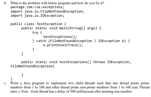 Solved b. What is the problem with below program and how do | Chegg.com