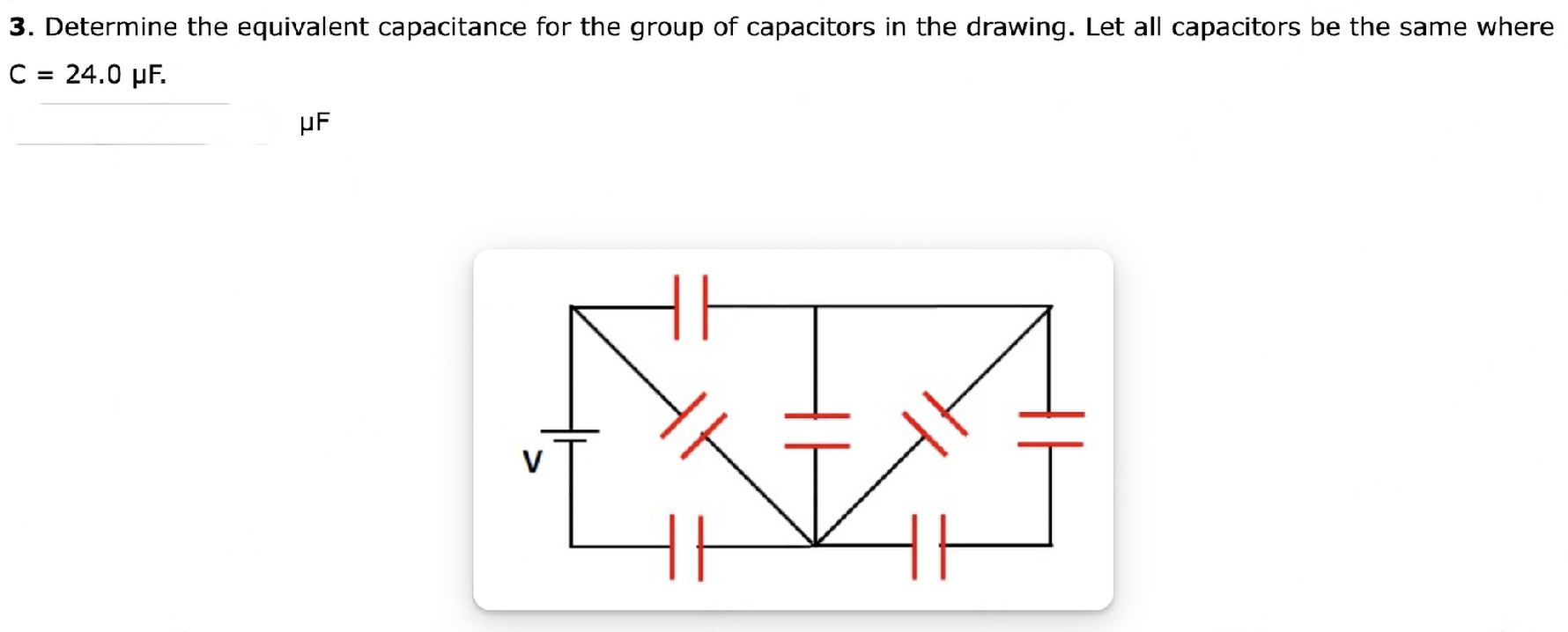 Solved Determine the equivalent capacitance for the group of | Chegg.com