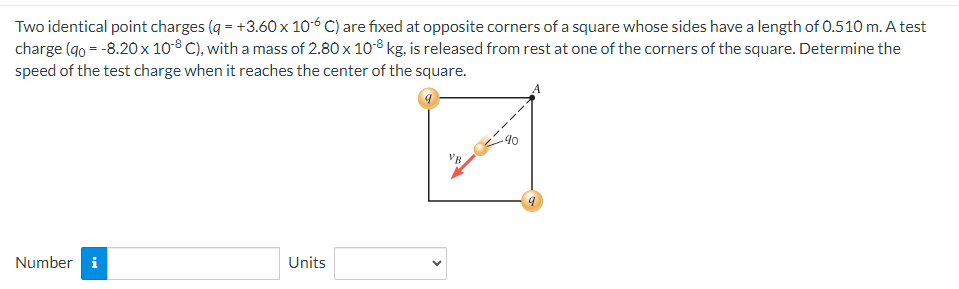 Solved Two identical point charges ) ﻿are fixed at opposite | Chegg.com