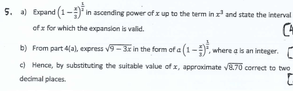 Solved 5. a) Expand \\( | Chegg.com
