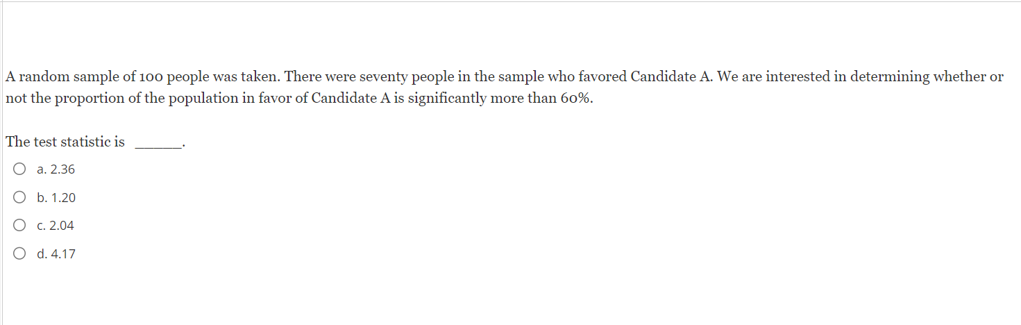 Solved A random sample of 100 people was taken. There were | Chegg.com