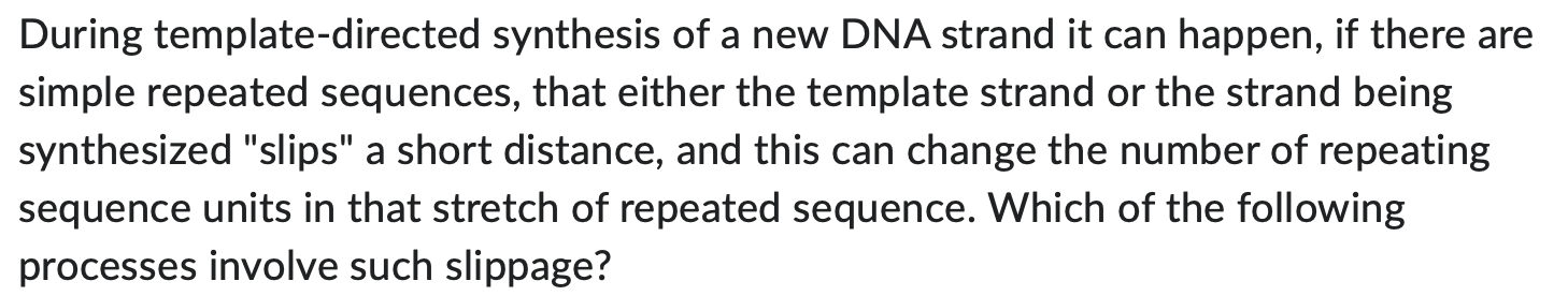 Solved During template-directed synthesis of a new DNA | Chegg.com