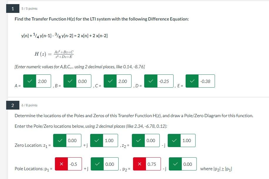 Solved Find the Transfer Function H(z) for the LTI system | Chegg.com