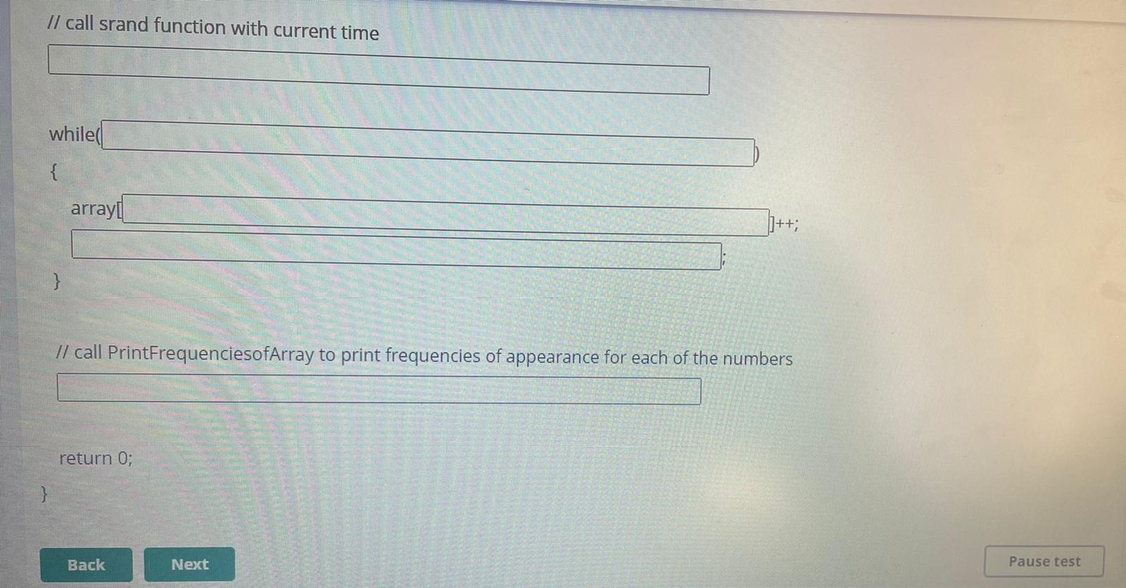 Solved Complete The Following C Code Function 2921