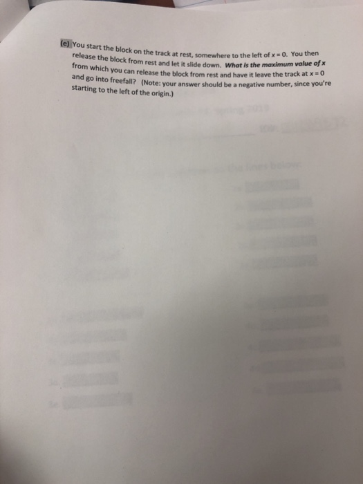 Solved SECTION 4 A small block slides down a frictionless | Chegg.com