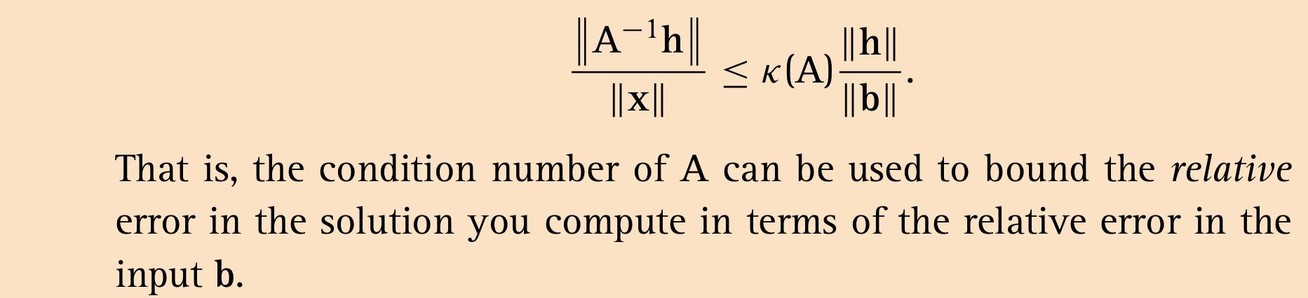 Solved = 4.4.11 The condition number of an invertible matrix | Chegg.com