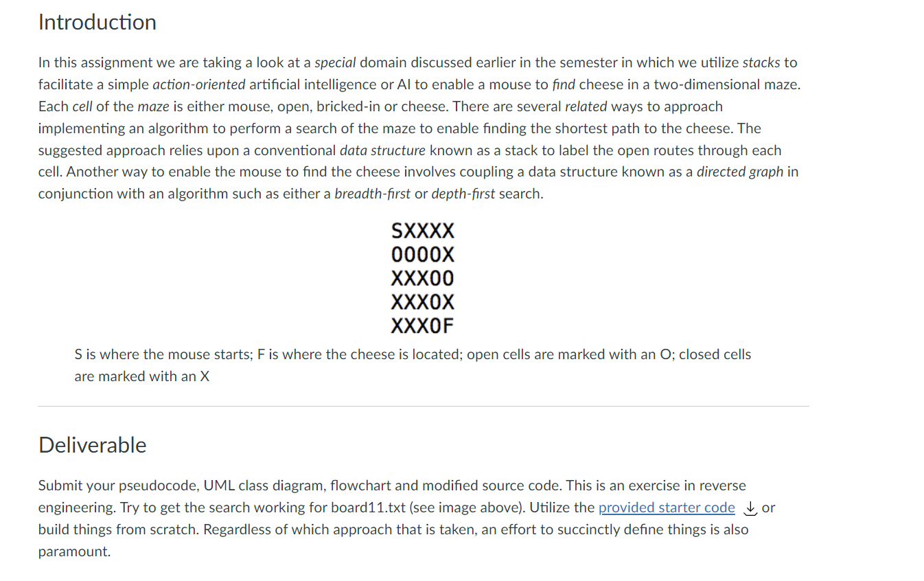 Solved THE STARTER CODE /** This example demonstrates the | Chegg.com