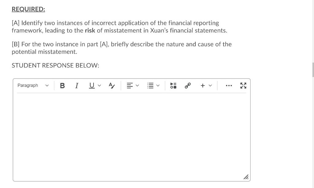 Solved Fixed Assets and Risk of Misstatement You are an | Chegg.com
