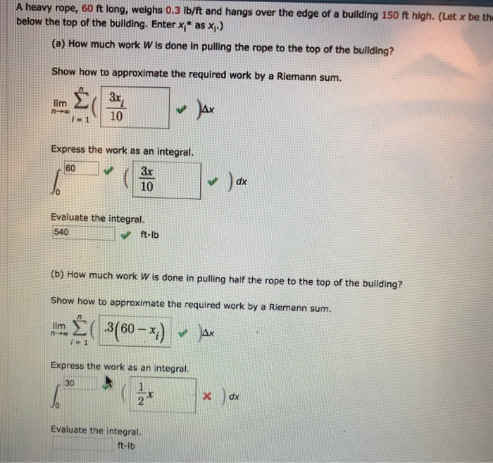 Solved 150 ft high. (Let x be th A heavy rope, 60 ft long, | Chegg.com