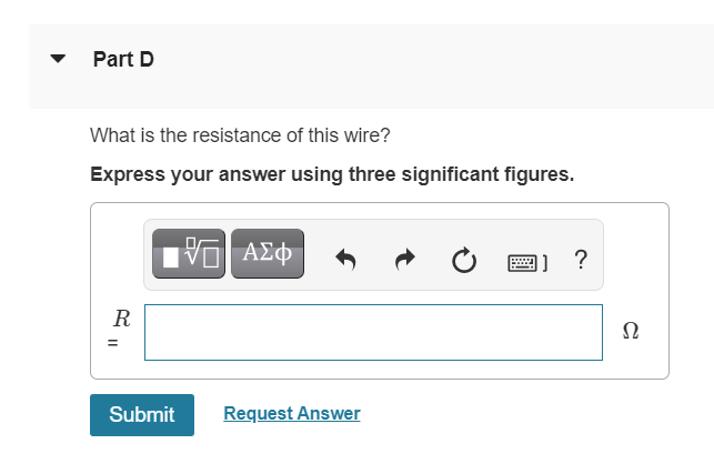 Solved Part A A copper wire has a square cross section 2.65 | Chegg.com