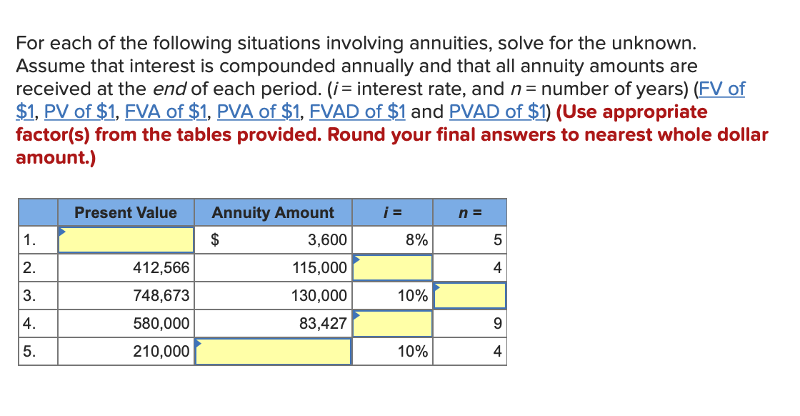 Solved For each of the following situations involving | Chegg.com
