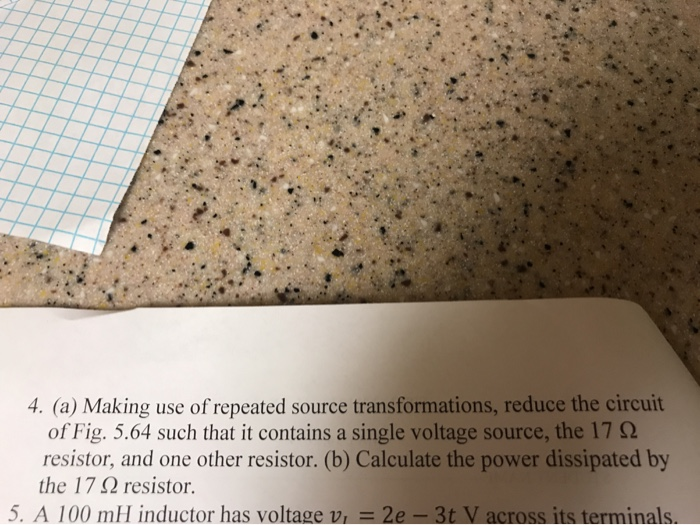 4. (a) Making use of repeated source transformations, | Chegg.com
