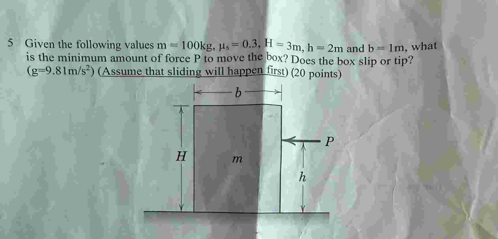 5 ﻿Given the following values | Chegg.com