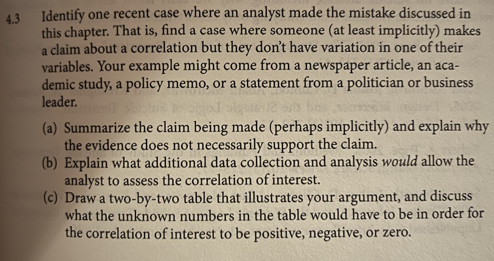 Solved Identify one recent case where an analyst made the | Chegg.com