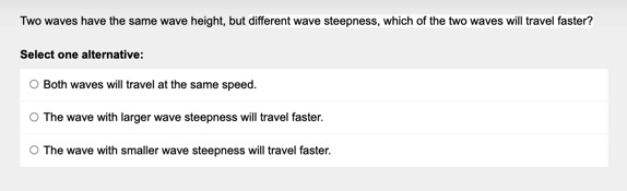 Solved Two waves have the same wave height, but different | Chegg.com