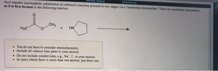 Solved Acyl transfer (nucleophilic substitution at carbonyl) | Chegg.com