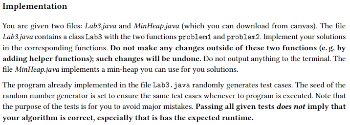 Solved In Java Please Implement In The Code I Have Below 3725