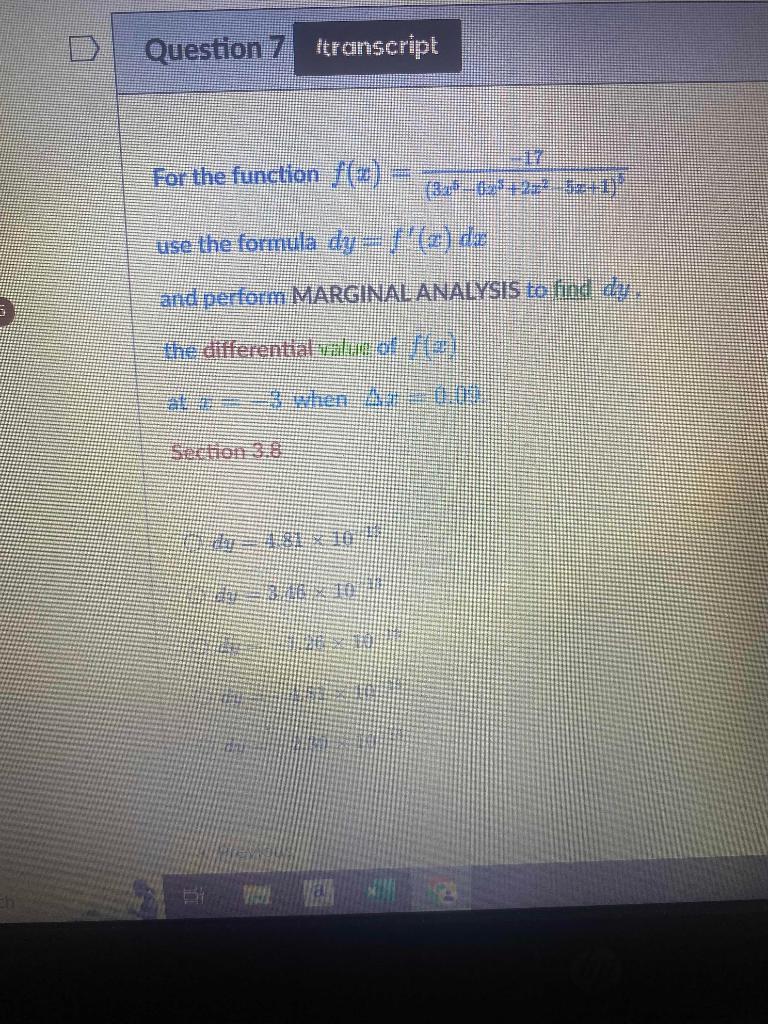 Solved Forthe function f(x)=(3,+f3+x3+2x2+x+1)5 ush the | Chegg.com