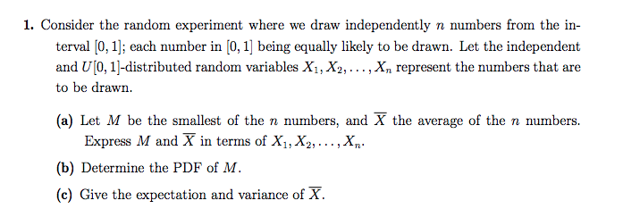 Solved 1. Consider the random experiment where we draw | Chegg.com