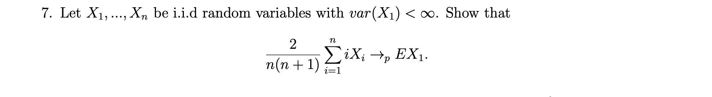 Solved Let x1,dots,xn ﻿be i.i.d random variables with | Chegg.com