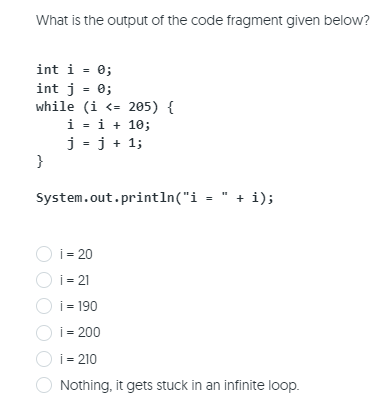 Solved How many times does the code snippet given below | Chegg.com
