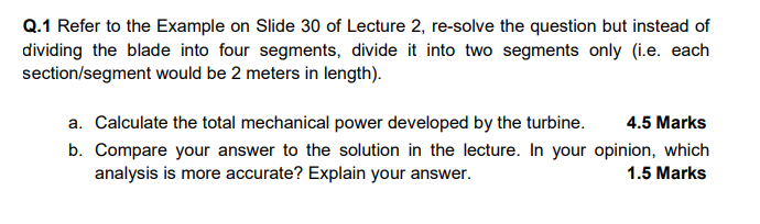 Solved Q.1 Refer to the Example on Slide 30 of Lecture 2, | Chegg.com