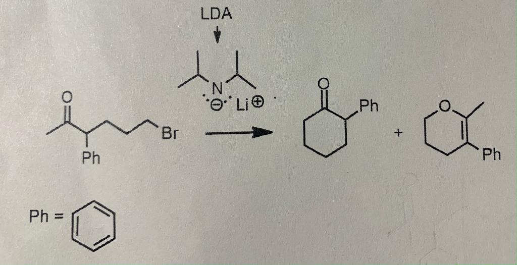Solved LDA N1 oli - Ph V. Br + Ph Ph Ph = - | Chegg.com