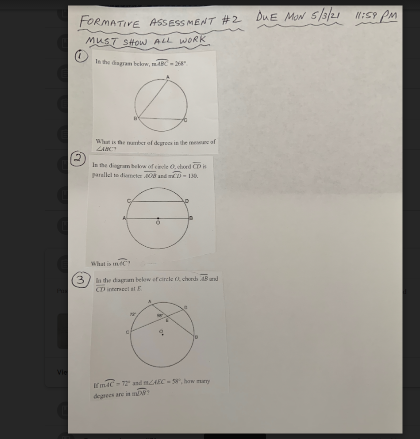 Solved DUE MON 8/3/21 11:59 PM FORMATIVE ASSESSMENT #2 MUST | Chegg.com