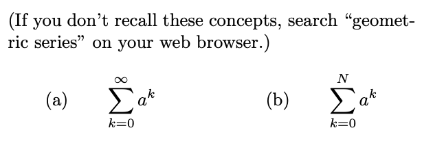 Solved 3. Sum Formulas: Give necessary and sufficient | Chegg.com