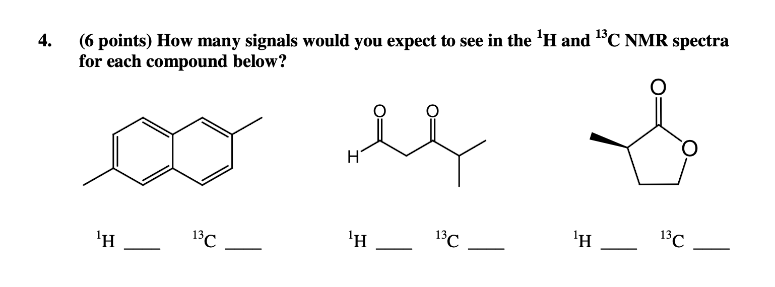 Solved (6 points) How many signals would you expect to see | Chegg.com Solved (6 points) How many signals would you expect to see | Chegg.com