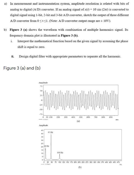 a) In measurement and instrumentation system, | Chegg.com