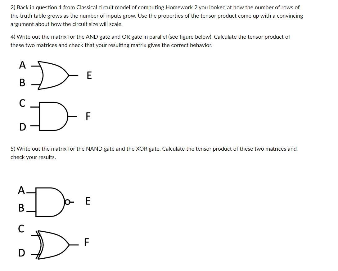 Solved 2) Back in question 1 from Classical circuit model of | Chegg.com