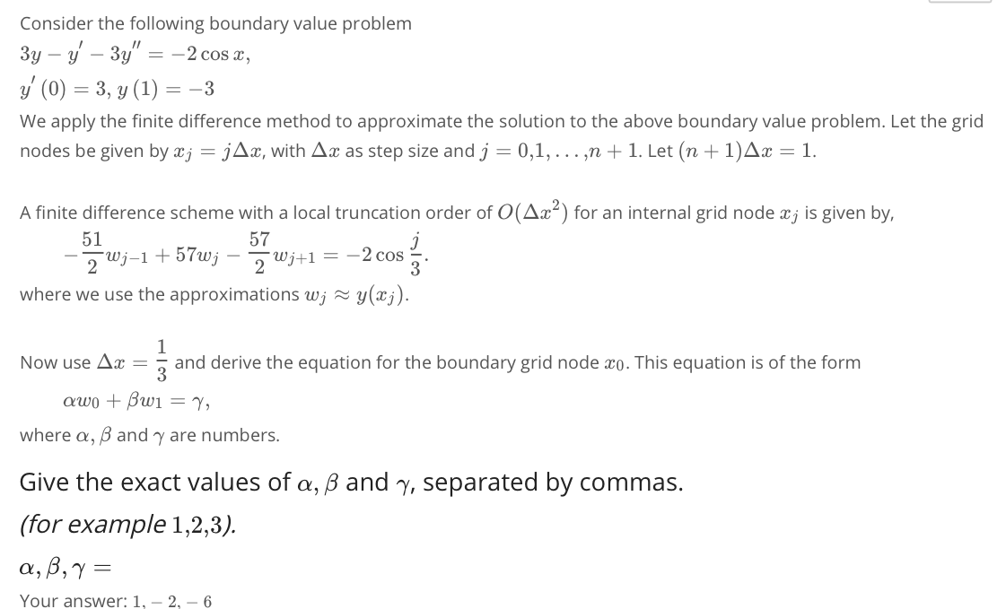 Solved Consider the following boundary value problem 3g - 9 | Chegg.com