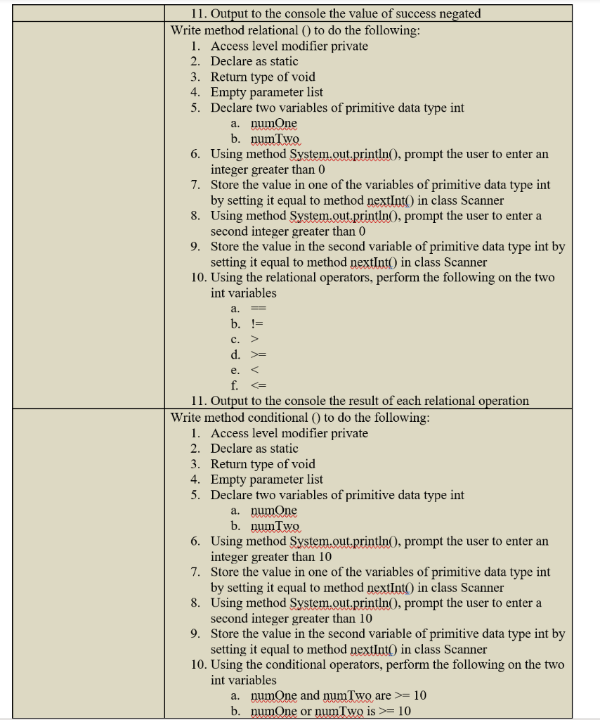 Solved Create a Java console project Create a package Create | Chegg.com