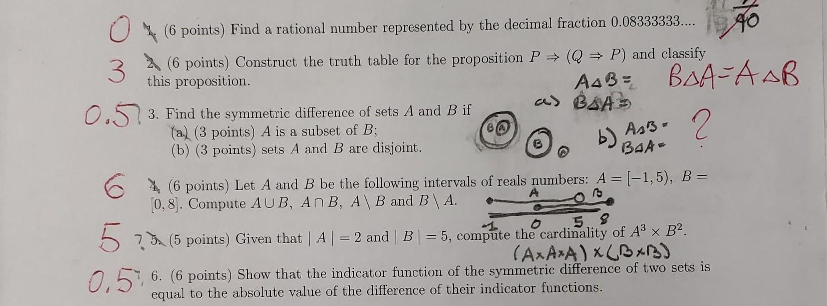Solved Explanation of how you get answers would be | Chegg.com
