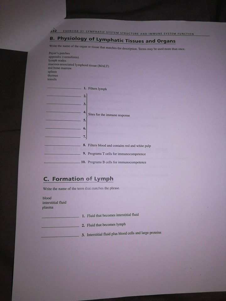 Solved Date Section Name Reviewing Your Knowledge EXERCISE | Chegg.com